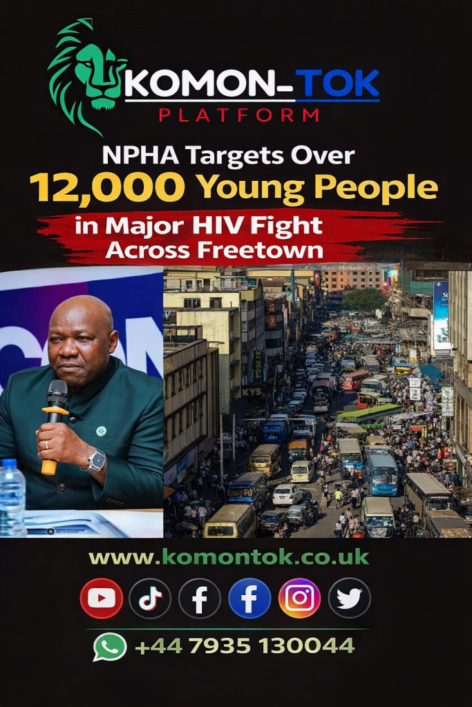NPHA Targets Over 12,000 Young People in Major HIV Fight Across Freetown.