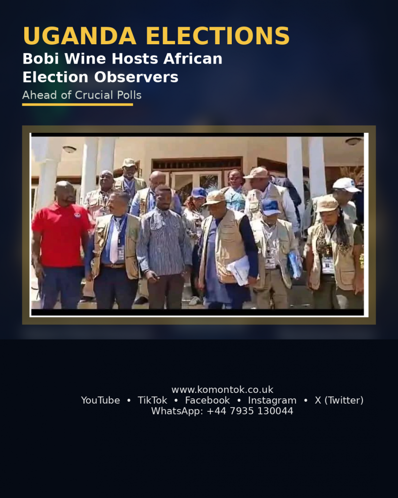 Uganda Elections: Bobi Wine Hosts African Election Observers Ahead of ...